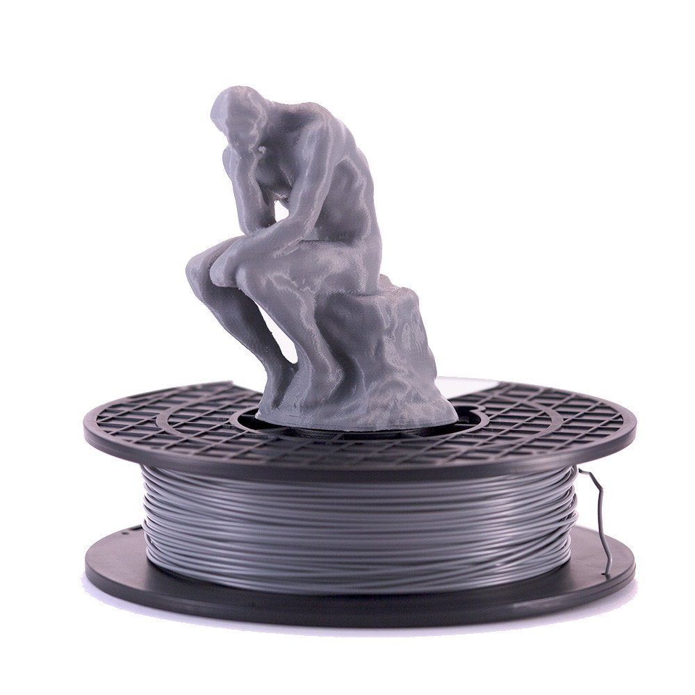 MadeSolid Opaque Grey PET+ Filament for 3D Printing